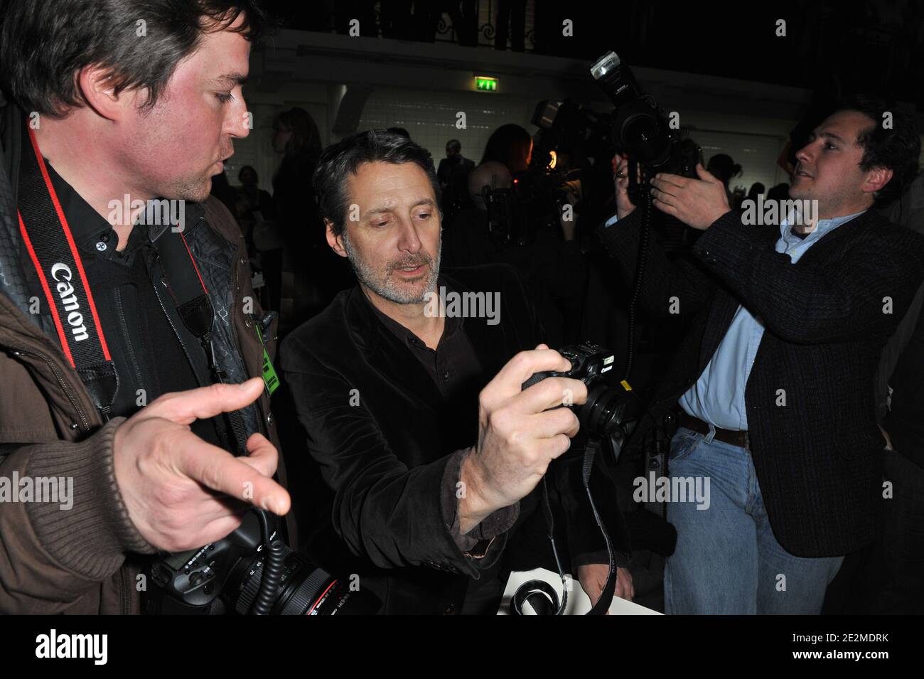 Antoine de Caunes attending the Jean-Paul Gaultier Spring-Summer 2010 ...