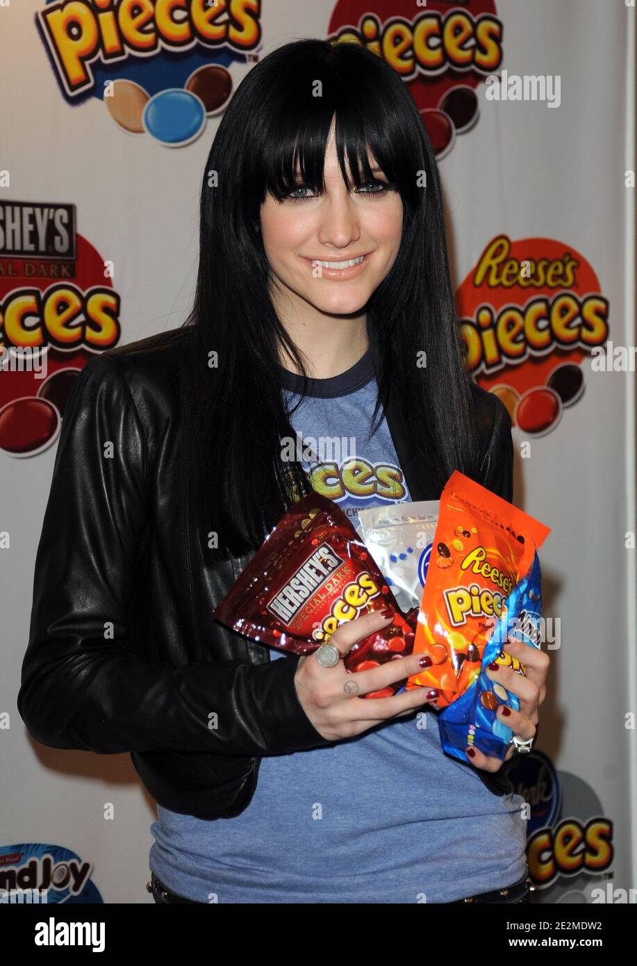 Actress Ashlee Simpson-Wentz helps introduce the new Hershey candies ...
