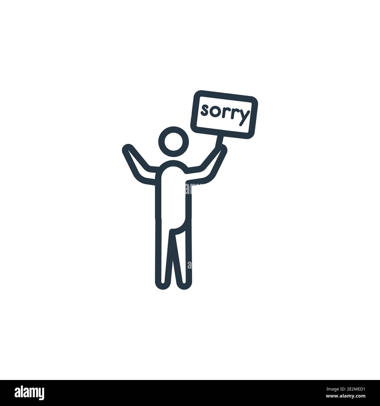 Sad Person Single Line Art High Resolution Stock Photography and Images ...