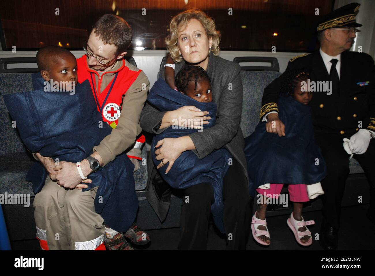 French State Secretary for Family and Solidarity, Nadine Morano is ...