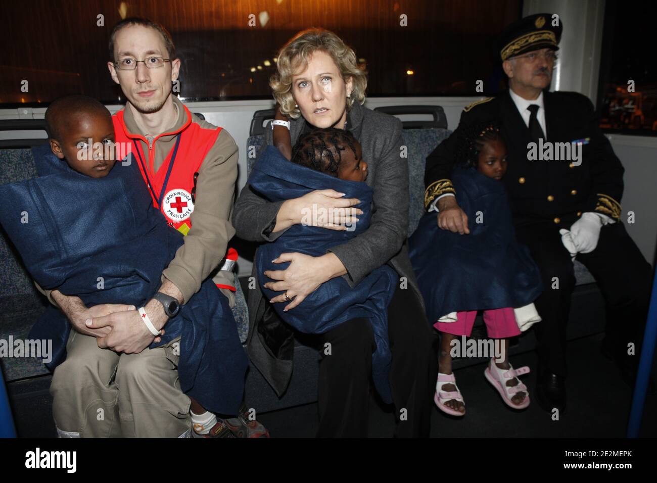French State Secretary for Family and Solidarity, Nadine Morano is ...