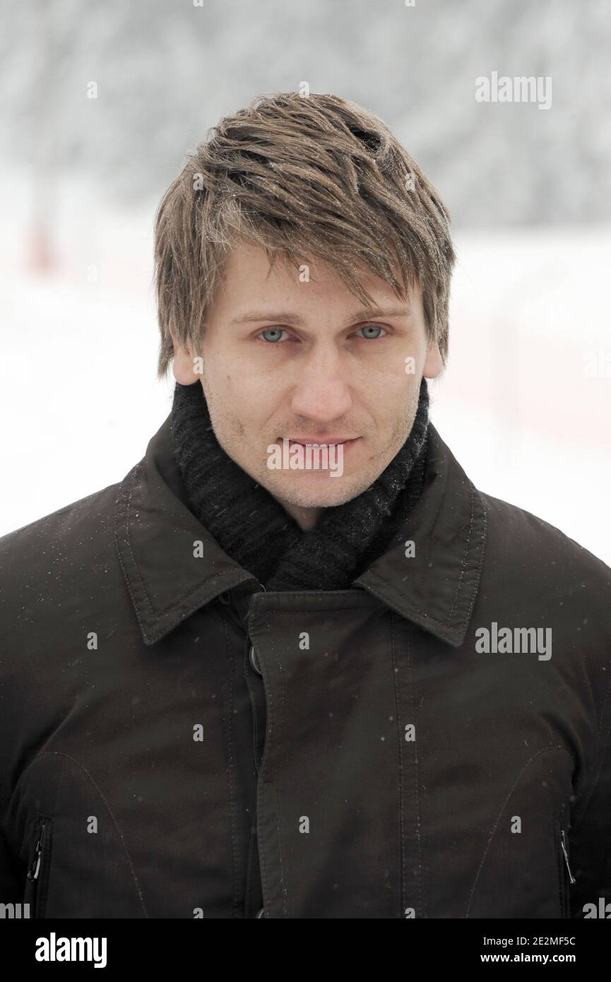 Stanislas Merhar pose during the 17th Fantastic'Arts Film Festival in Gerardmer, France on ...