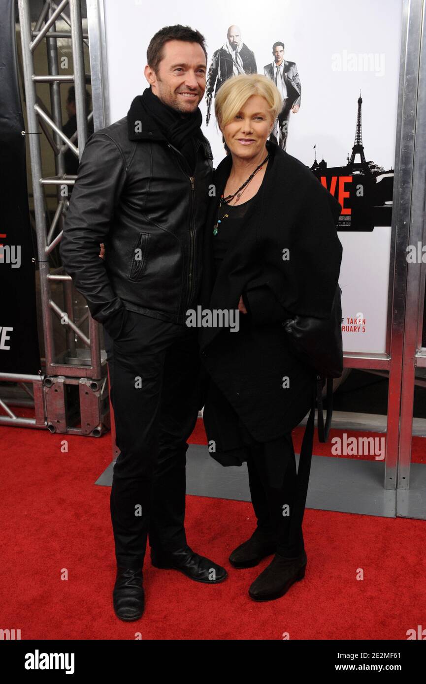 Hugh Jackman and Debra Lee Furness attend the 'From Paris With Love ...