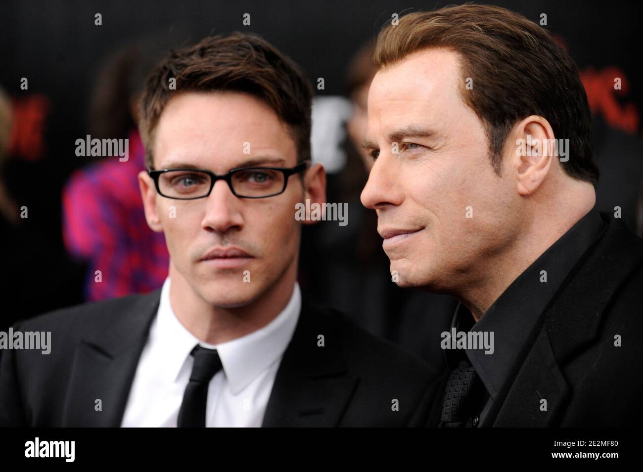 John Travolta and Jonathan Rhys Meyers attend the 'From Paris With Love ...