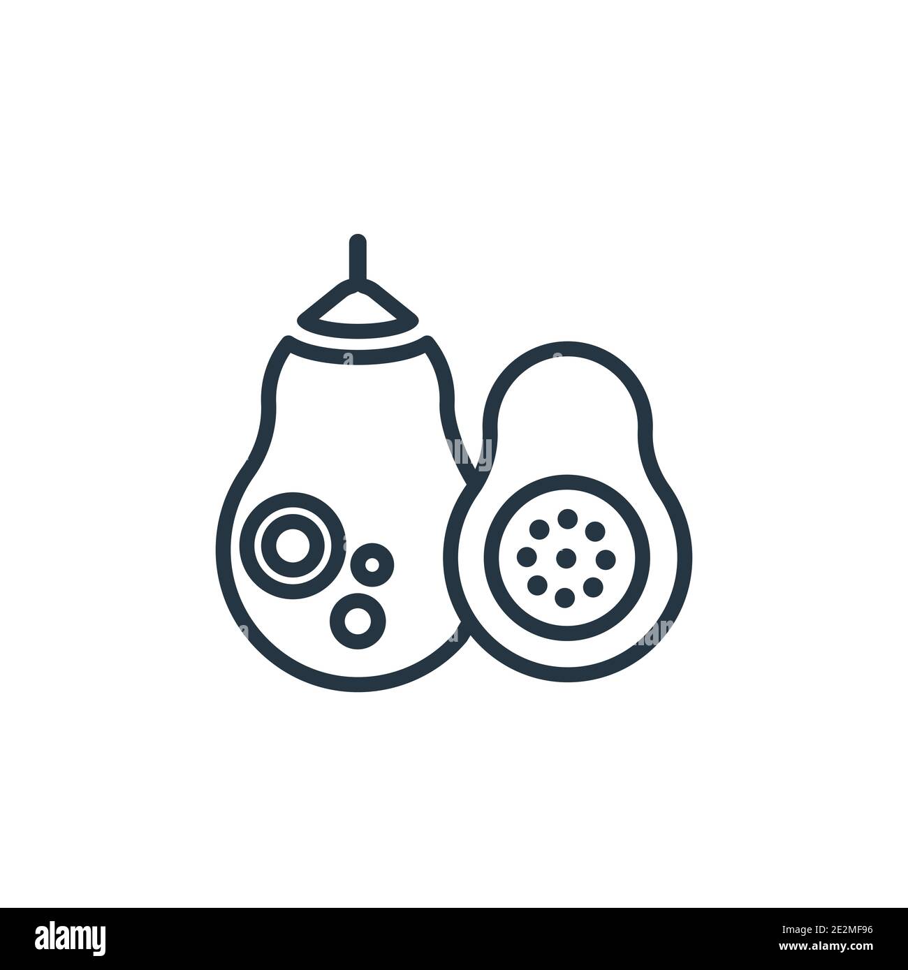 Butternut Squash Outline