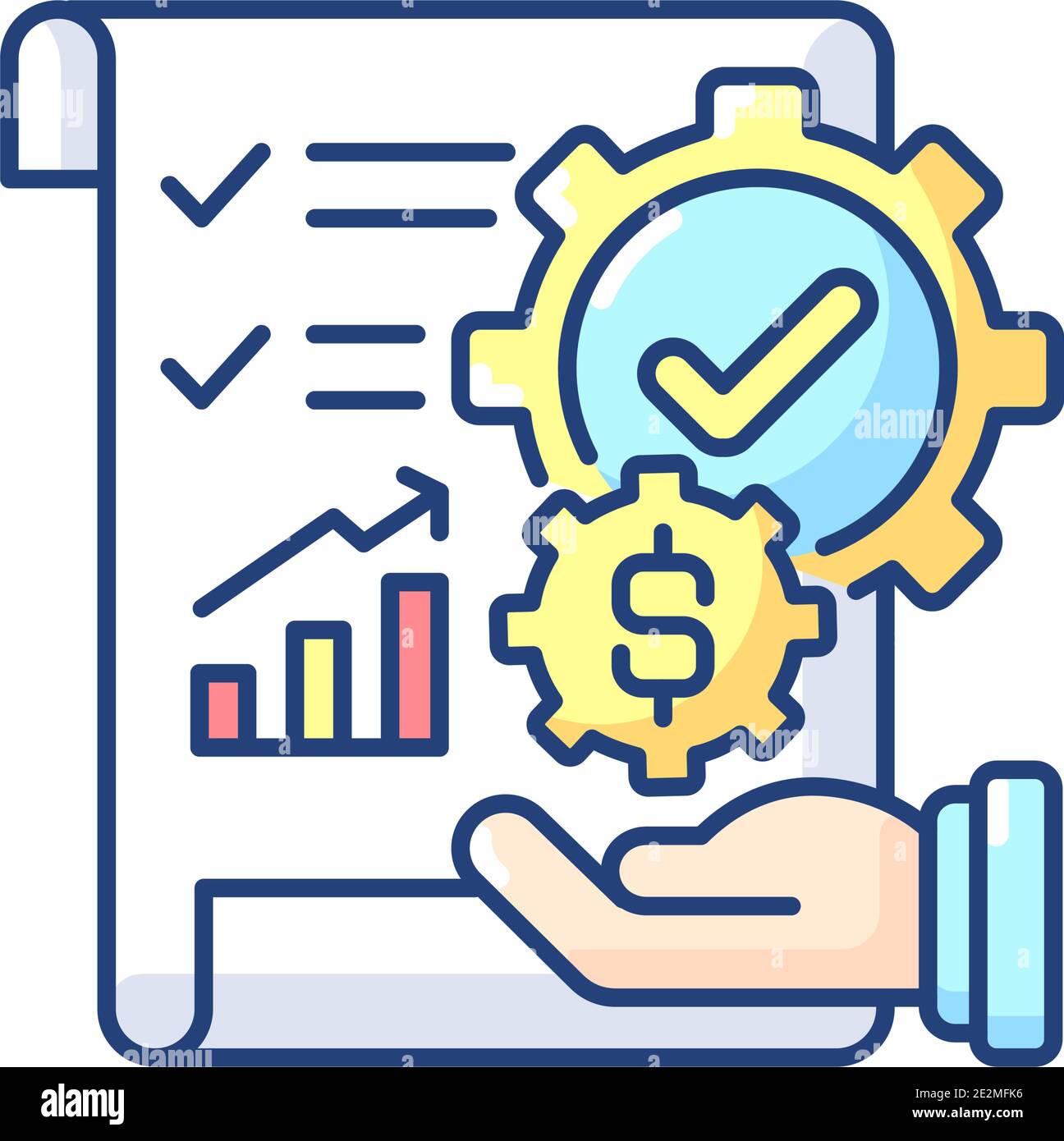 Management accounting RGB color icon Stock Vector Image & Art - Alamy