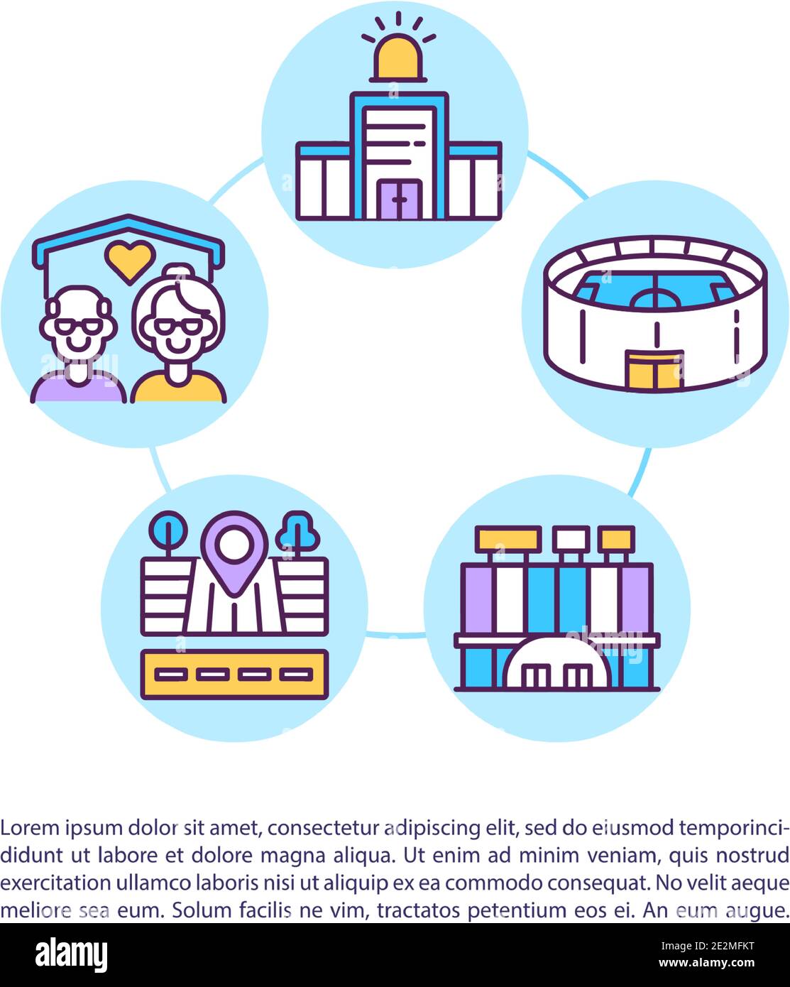 Health center concept icon with text Stock Vector Image & Art - Alamy