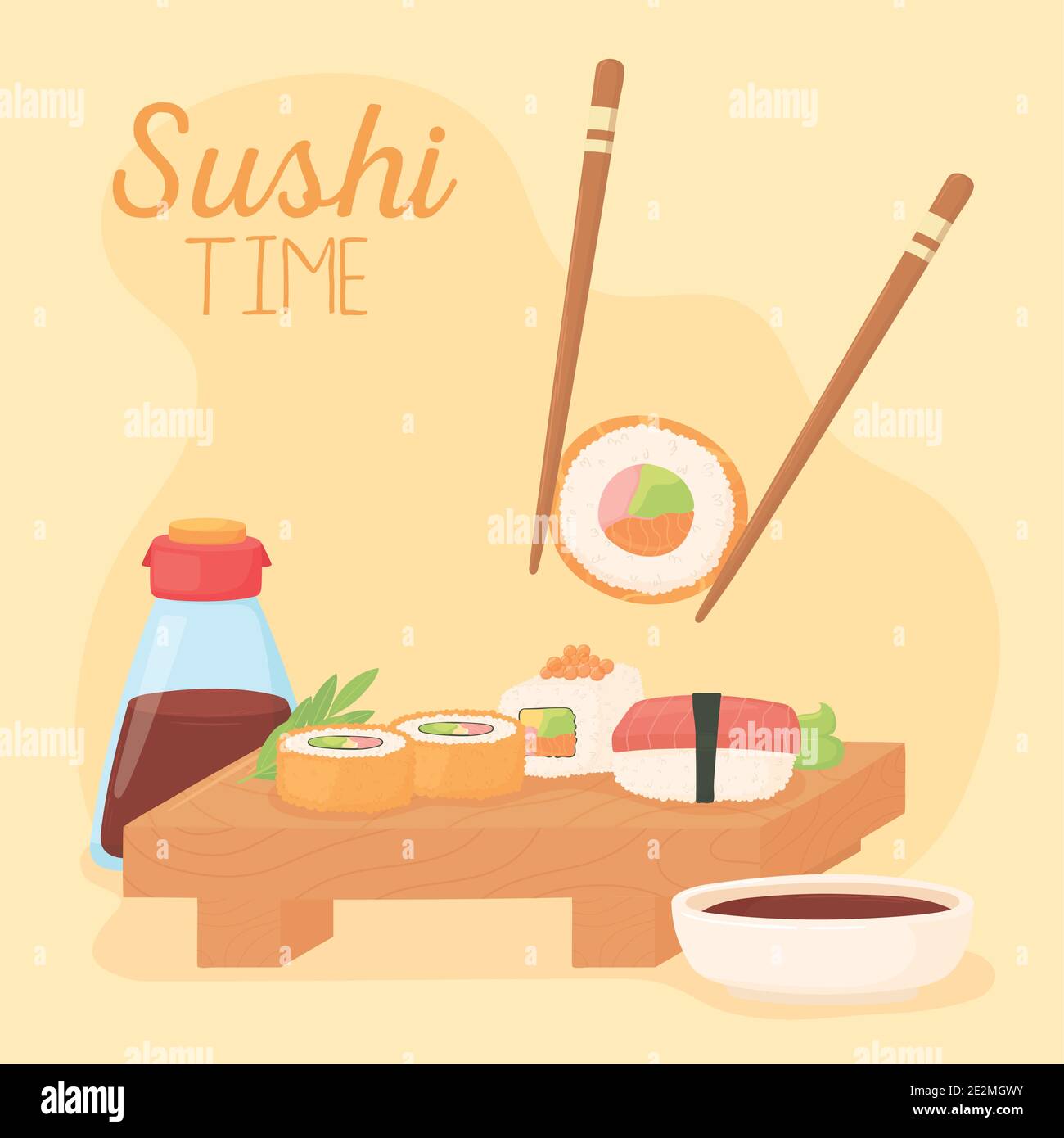 Time sushi Stock Vector Images - Alamy