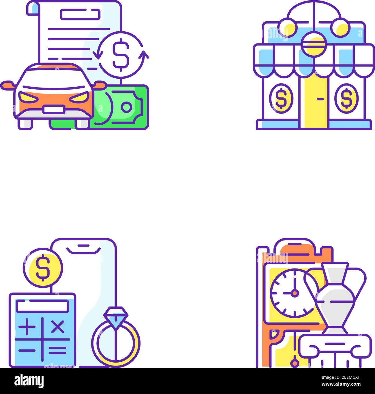 Jewelry pawnbroker Stock Vector Images - Alamy