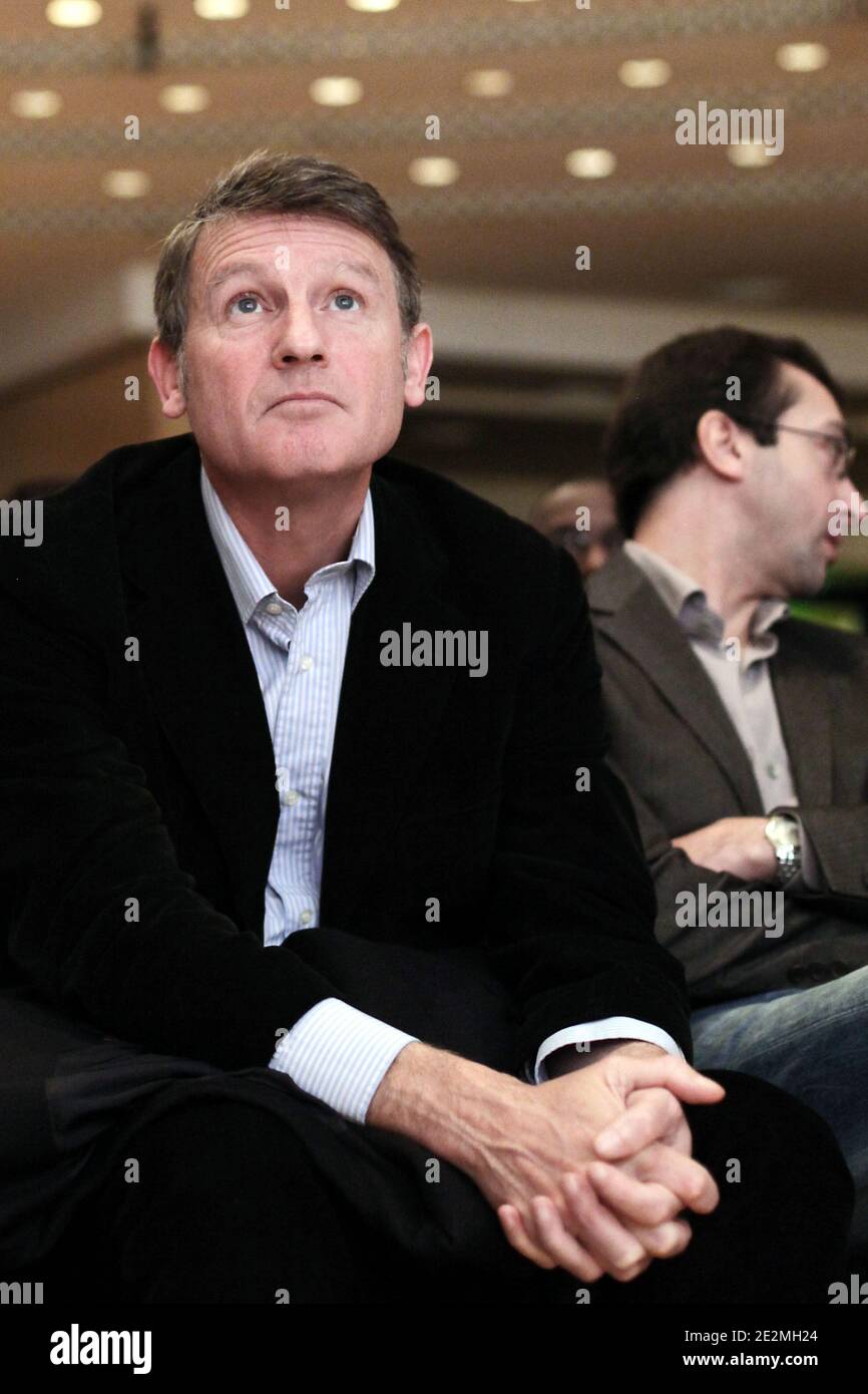 Vincent Peillon attends at the national gathering of the secretaries of ...