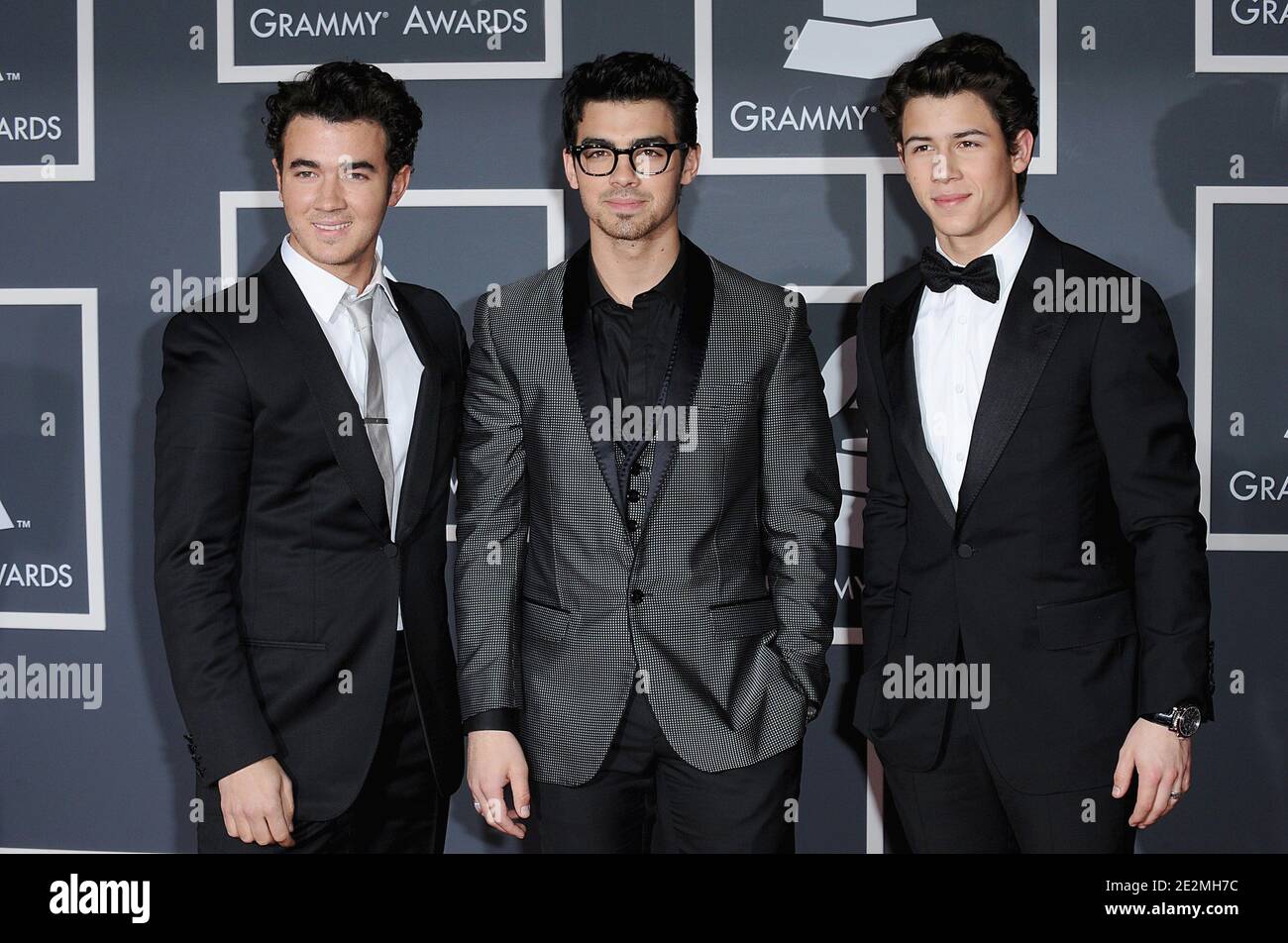 The Jonas Brothers at the 52nd Annual Grammy Awards, held at the ...