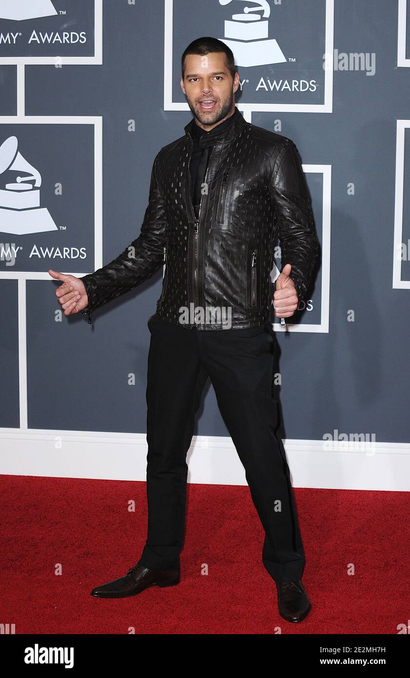 Ricky Martin at the 52nd Annual Grammy Awards, held at the Staples ...