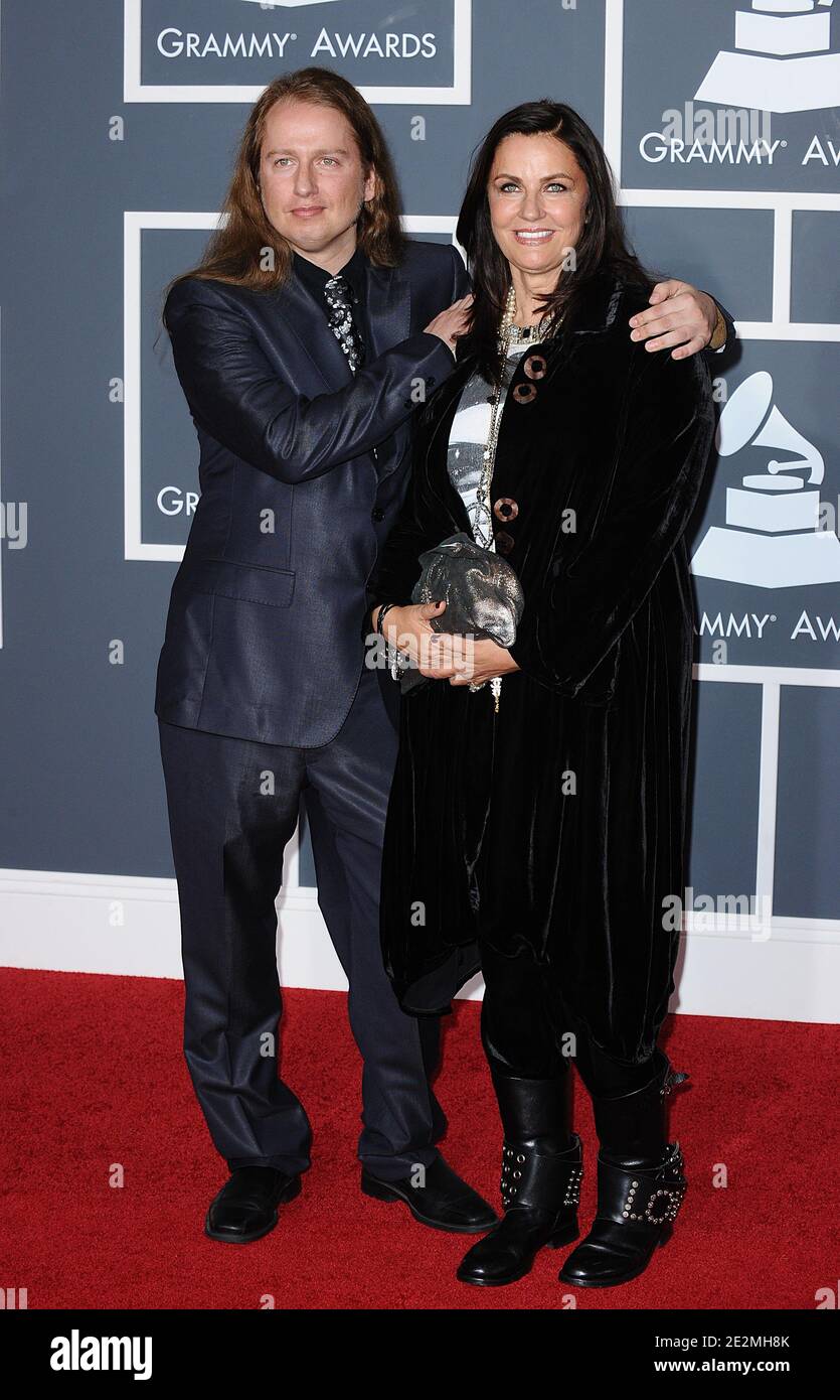 Barbara Orbison and Roy Orbison Jr at the 52nd Annual Grammy Awards ...