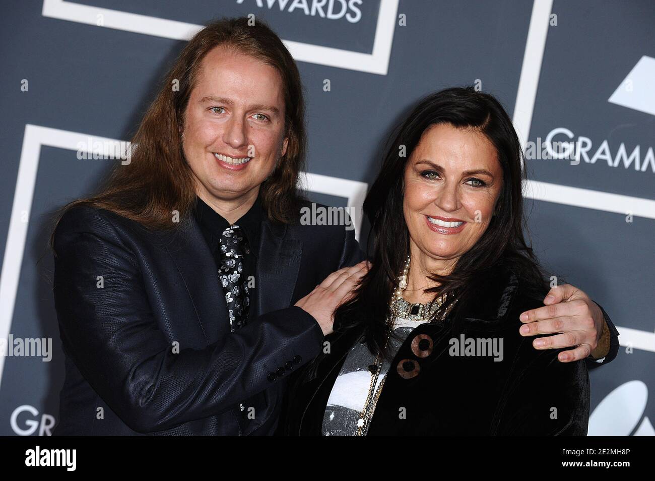 Barbara Orbison and Roy Orbison Jr at the 52nd Annual Grammy Awards ...