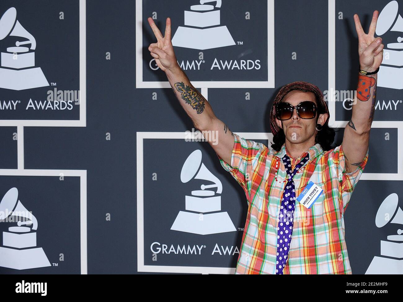 Muck Sticky at the 52nd Annual Grammy Awards, held at the Staples ...