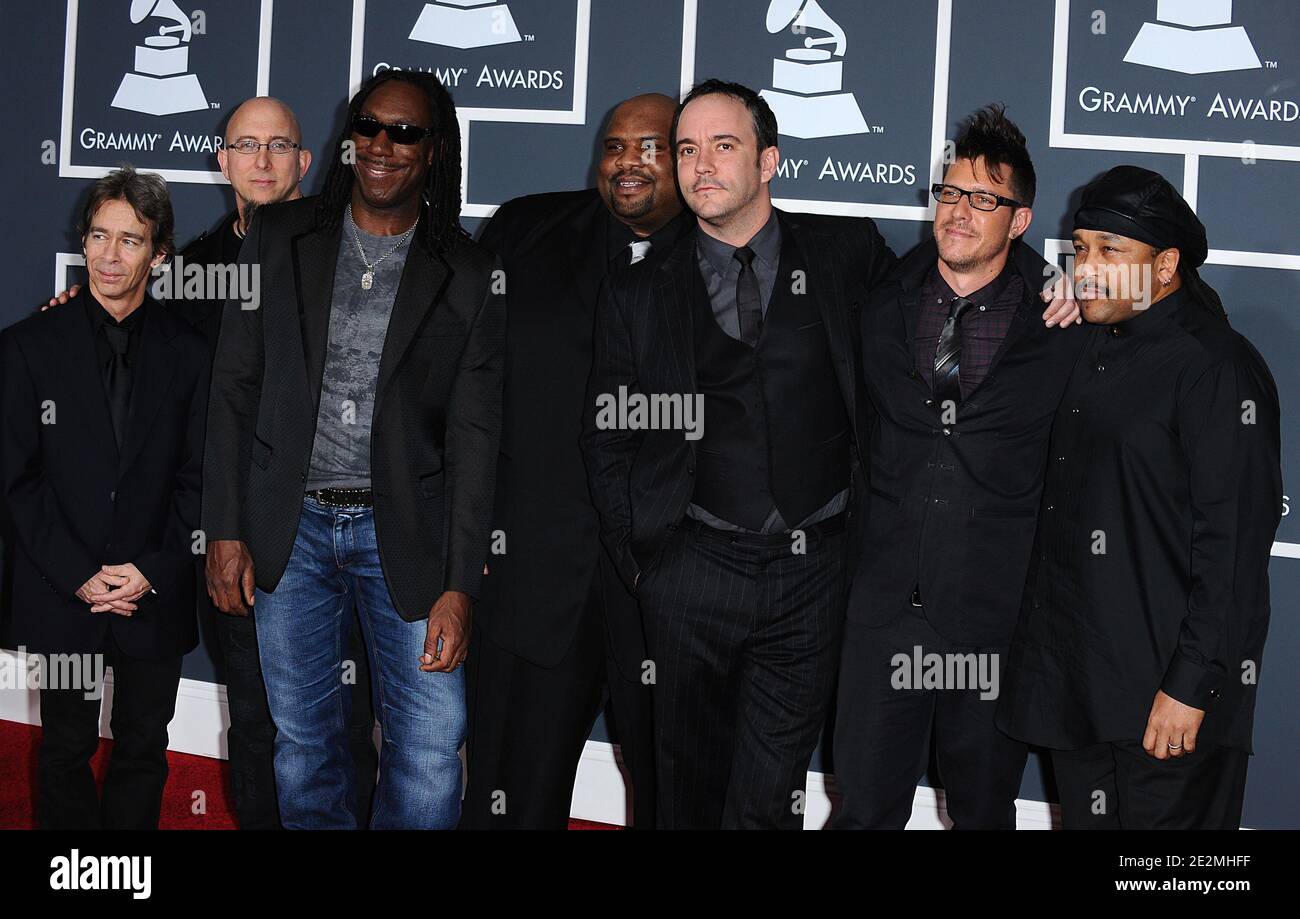 The Dave Matthews Band at the 52nd Annual Grammy Awards, held at the ...