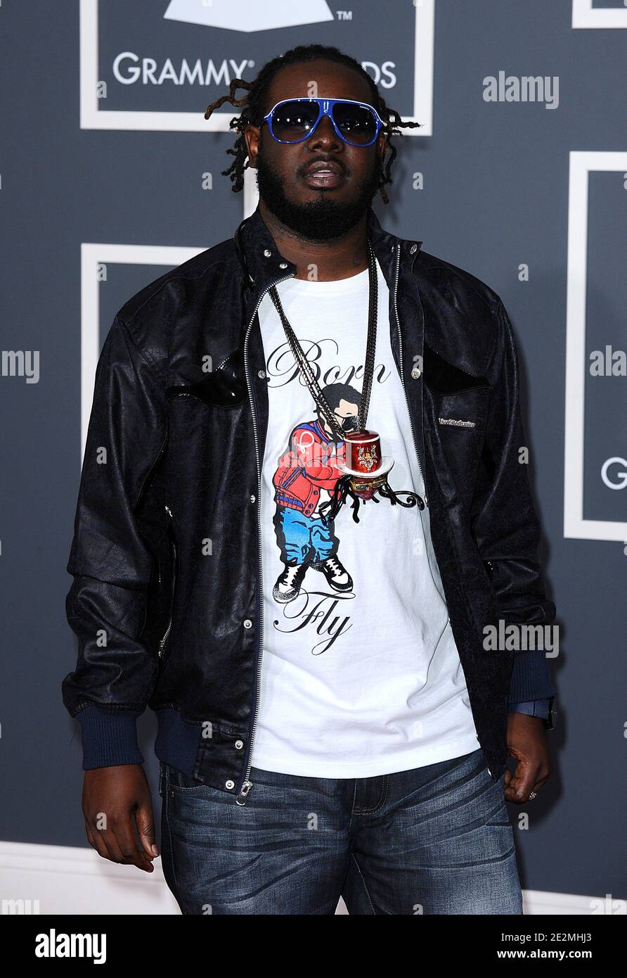 T-Pain at the 52nd Annual Grammy Awards, held at the Staples Center in ...