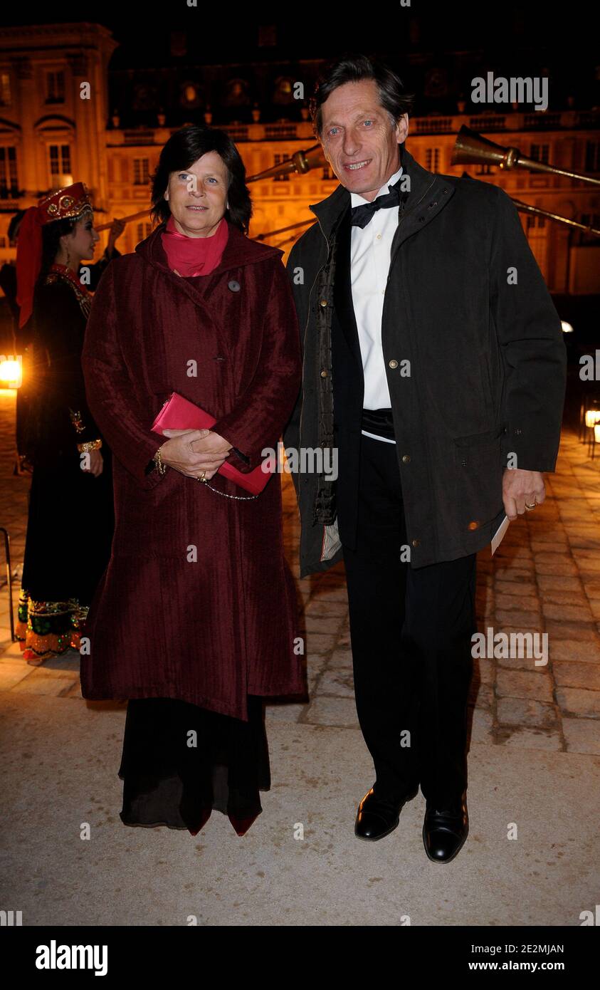 Nicolas Bellet de Tavernost an Mrs attending the charity gala diner ...