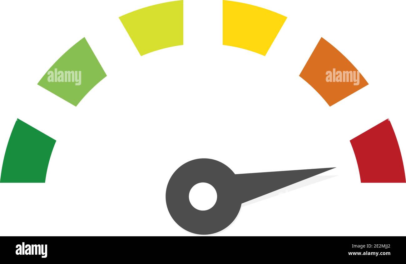Speedometer. Speedometer vector icon on white background. Colorful Info ...