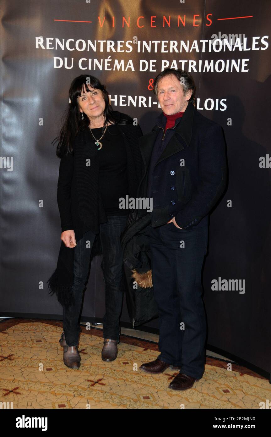Mario Luraschi and his wife arriving at the 5th International Meeting ...