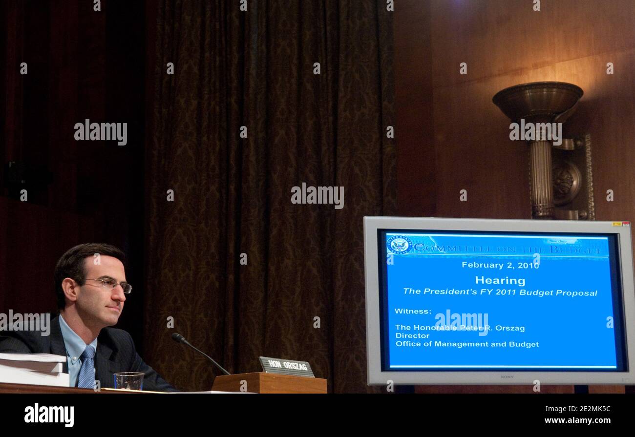 Peter r orszag hi-res stock photography and images - Alamy