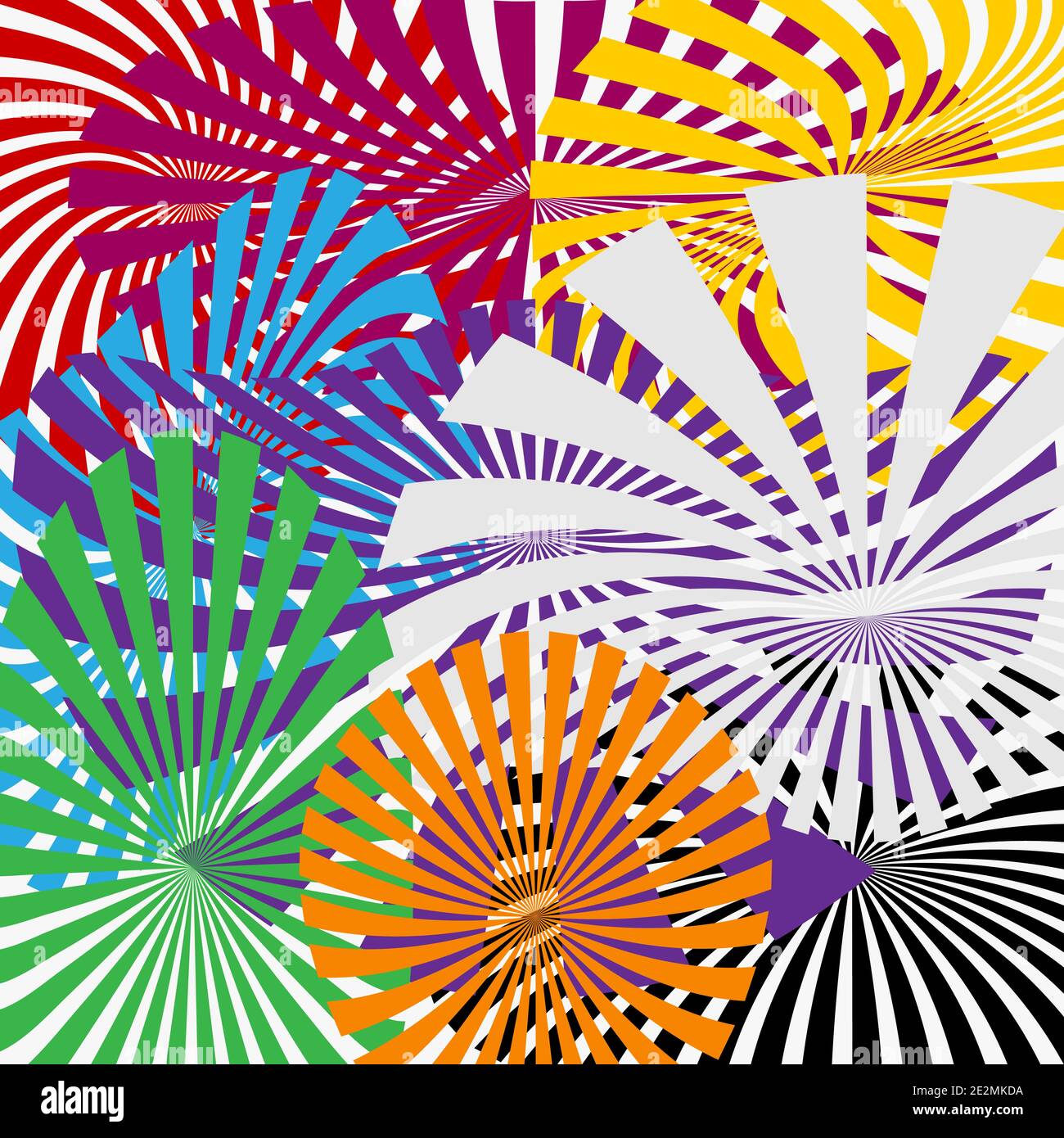 Set color sun rays, abstract background with sun rays Stock Vector ...