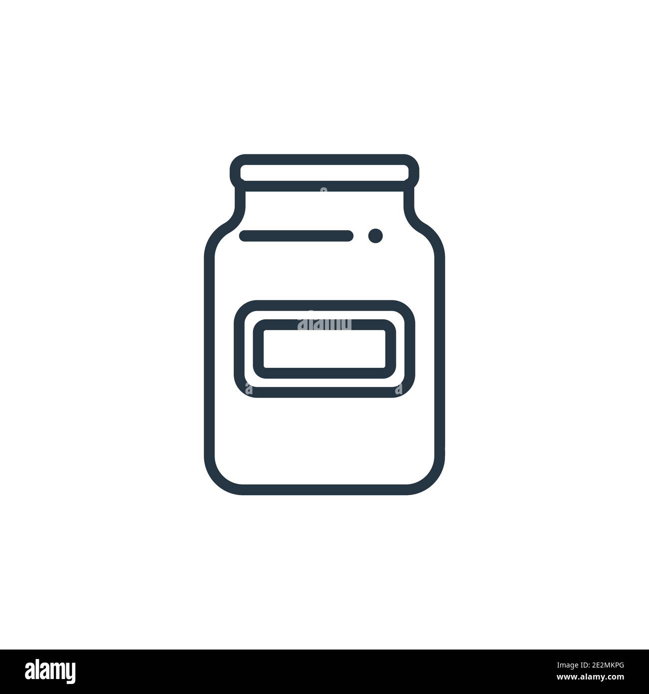 Mustard outline vector icon. Thin line black mustard icon, flat vector ...