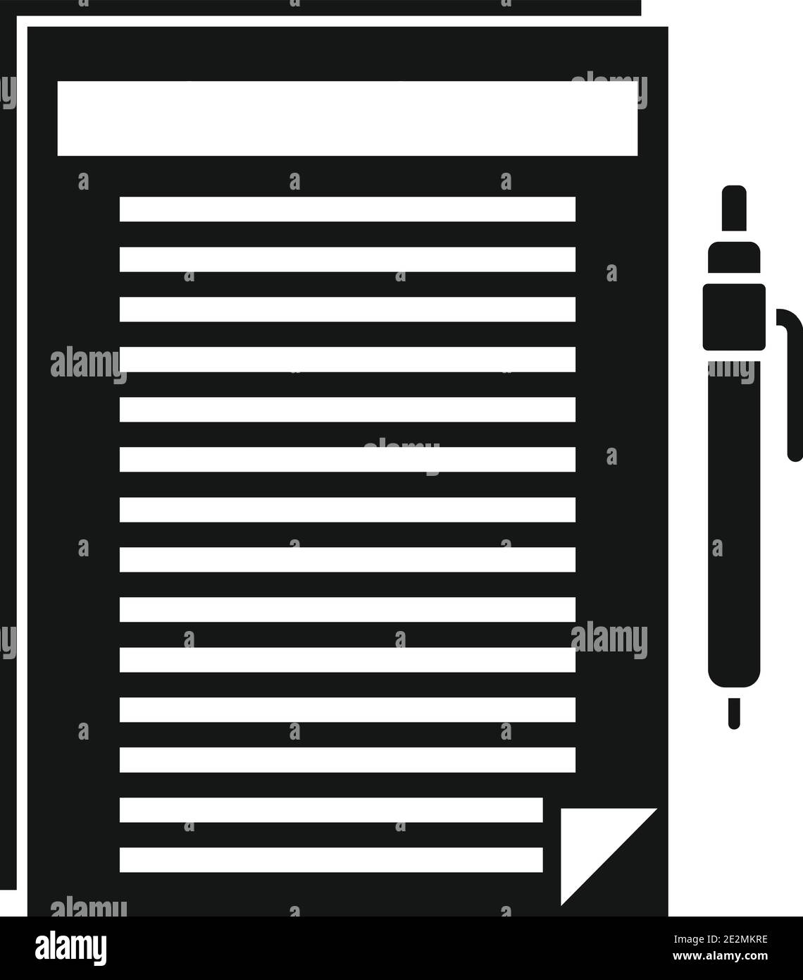 Realtor documents icon, simple style Stock Vector Image & Art - Alamy