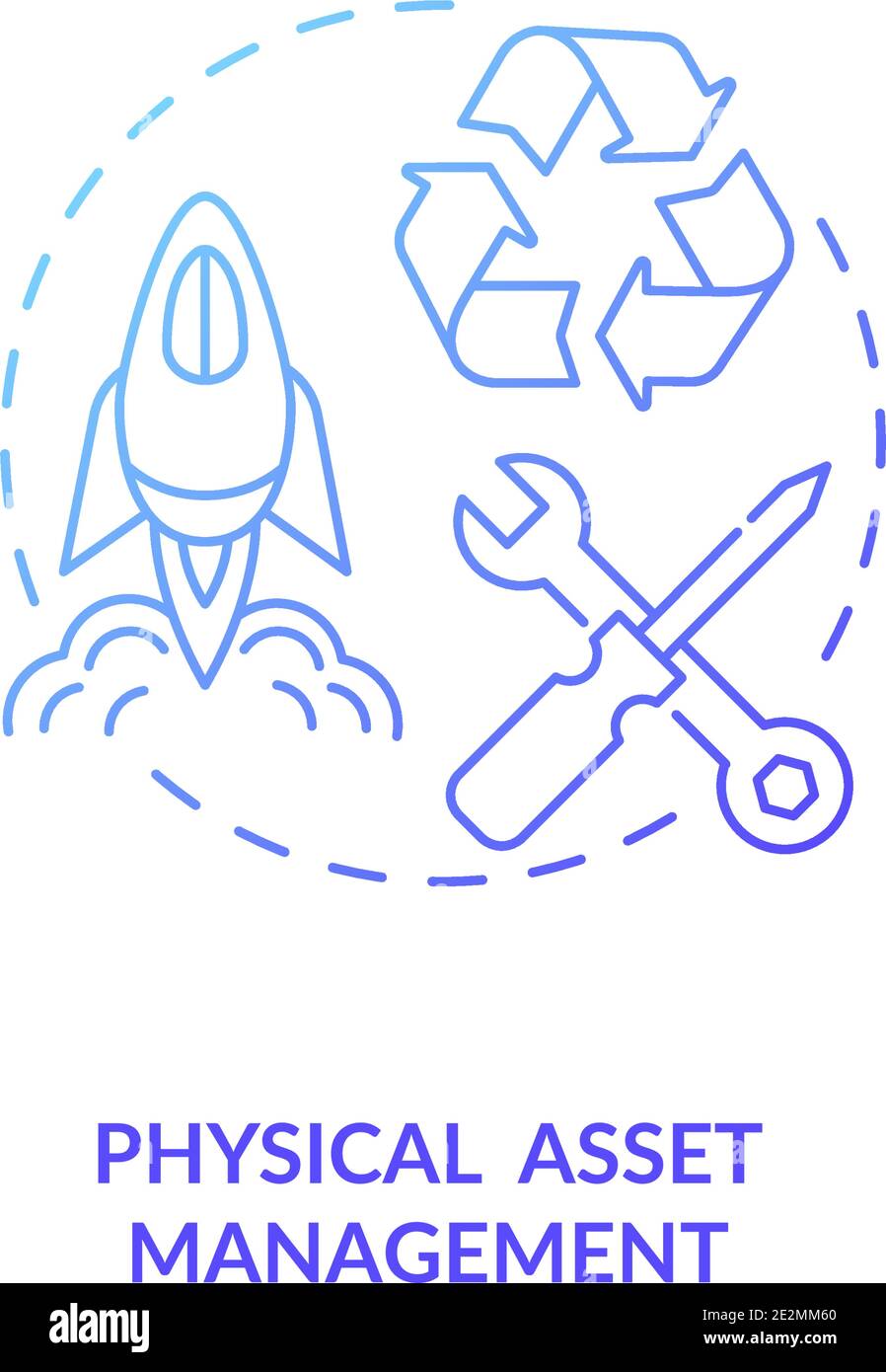 Physical asset management concept icon Stock Vector Image & Art - Alamy