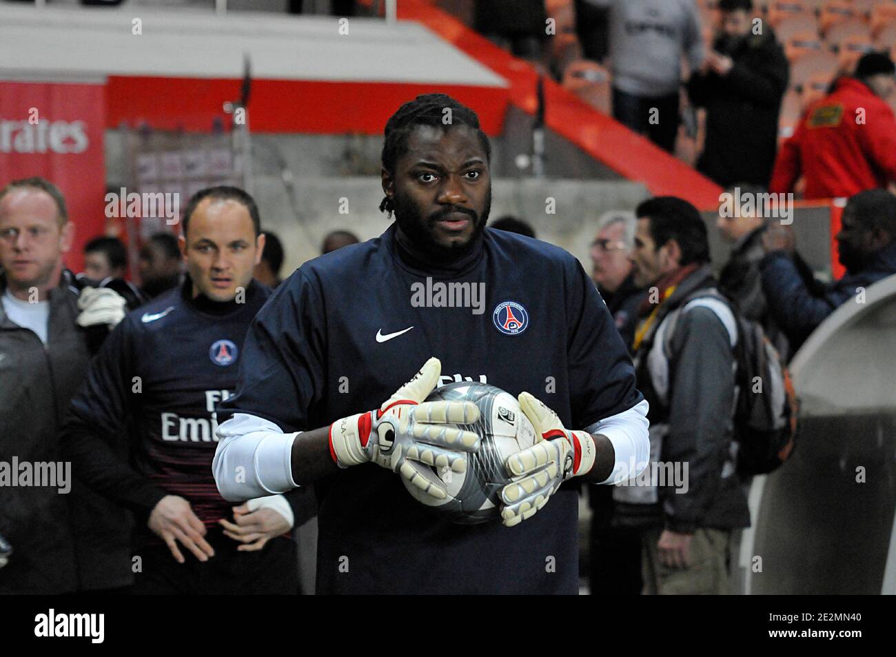 Paris saint germain goalkeeper apoula edel hi-res stock photography and ...