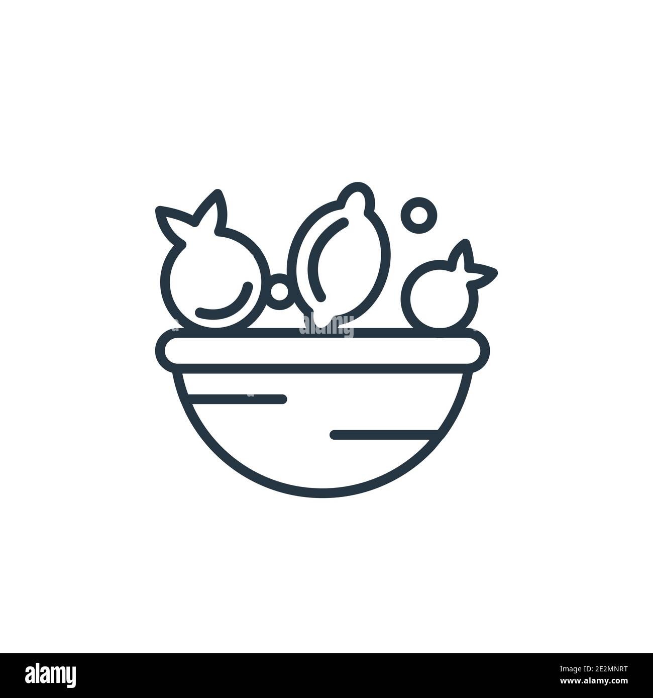 Healthy nutrition outline vector icon. Thin line black healthy ...