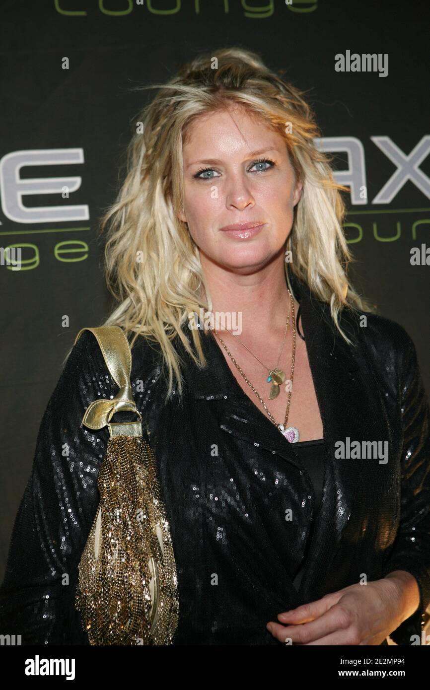 Rachel Hunter attends the Axe Lounge event in South Beach Miami, FL ...
