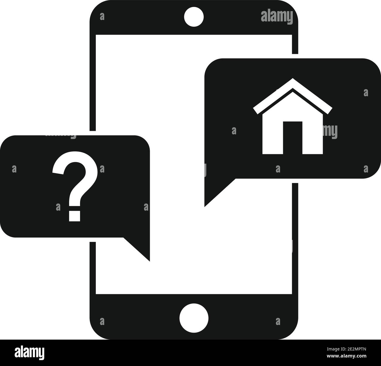 Businessman smartphone map location Stock Vector Images - Alamy