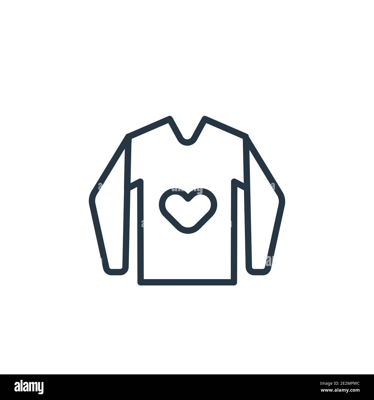 Long sleeves outline vector icon. Thin line black long sleeves icon ...