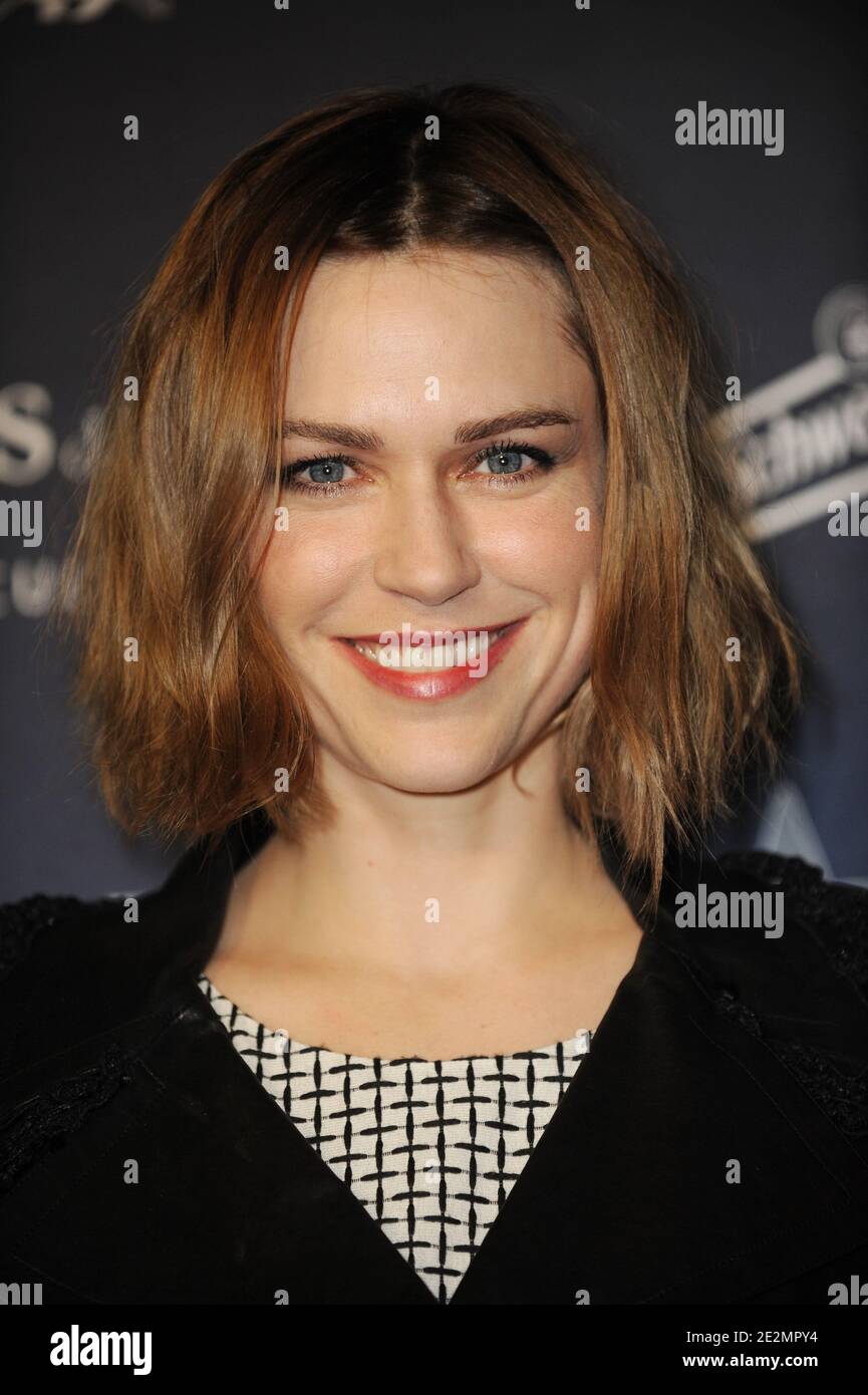 Marie-Josee Croze at the Globes de Cristal Ceremony held at Le Lido in ...