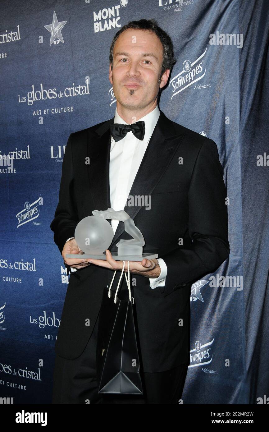 ZEP poses with his Best Comic Strip Award at the Globes de Cristal ...