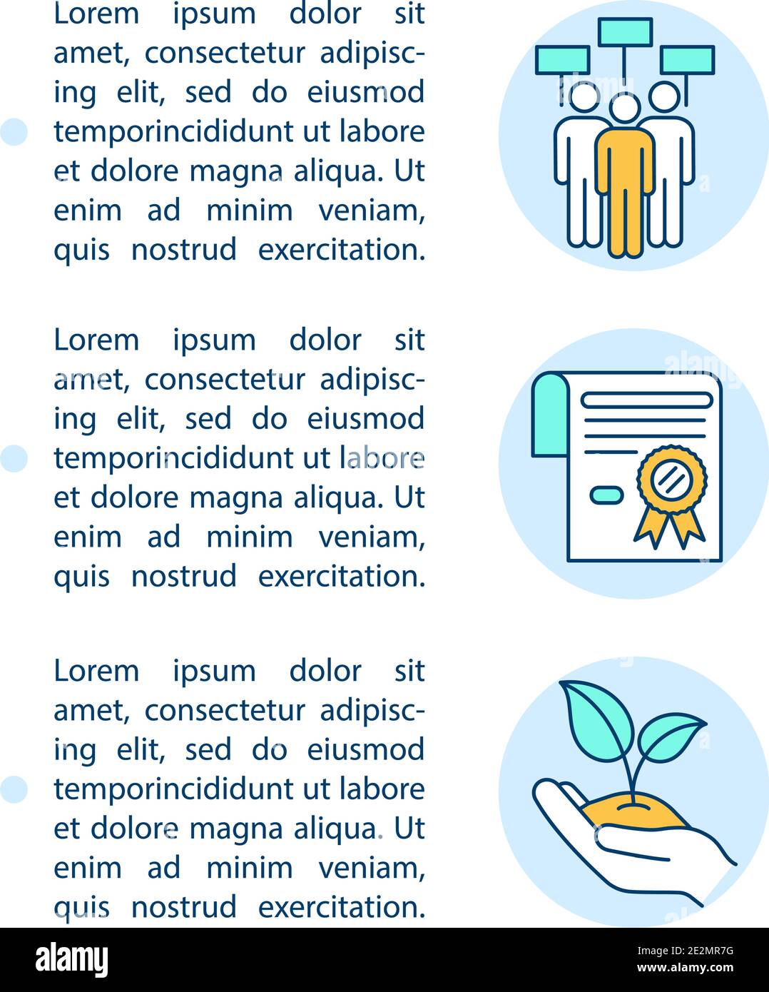 Climate justice organization concept icon with text Stock Vector Image ...