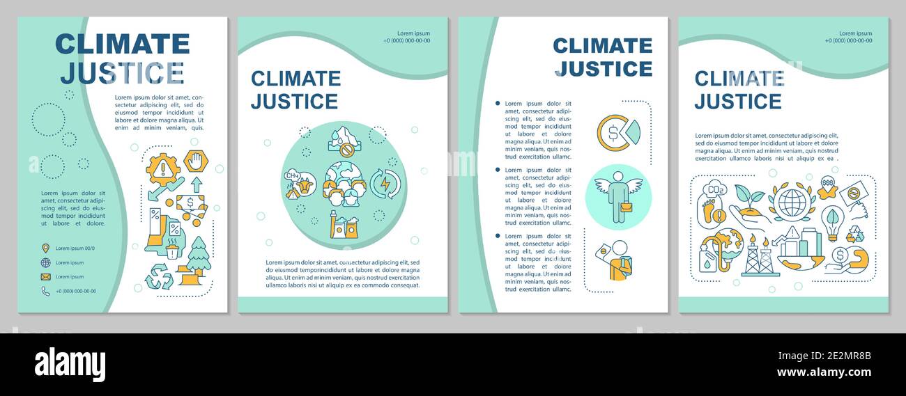Climate change brochure template hi-res stock photography and images ...
