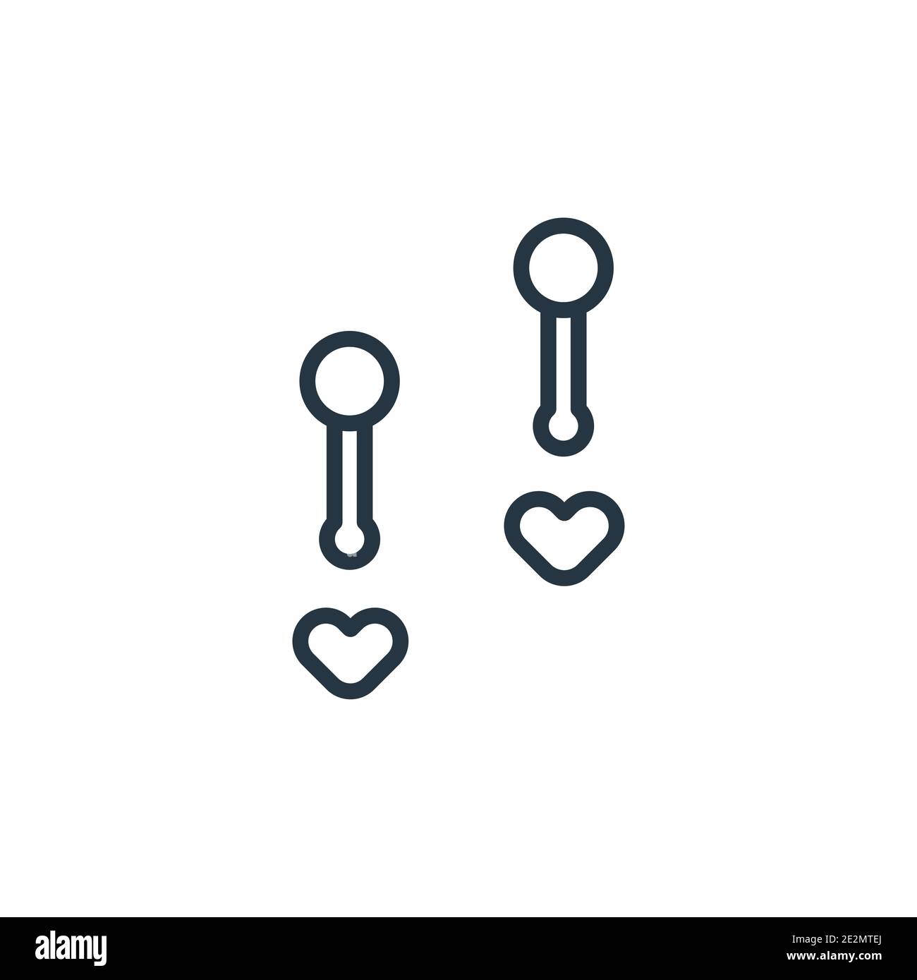 Jewel outline vector icon. Thin line black jewel icon, flat vector ...