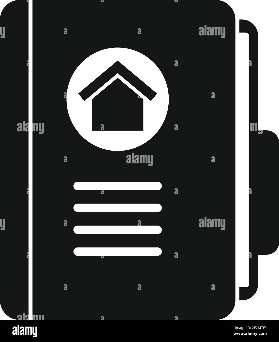 Realtor house folder icon, simple style Stock Vector Image & Art - Alamy