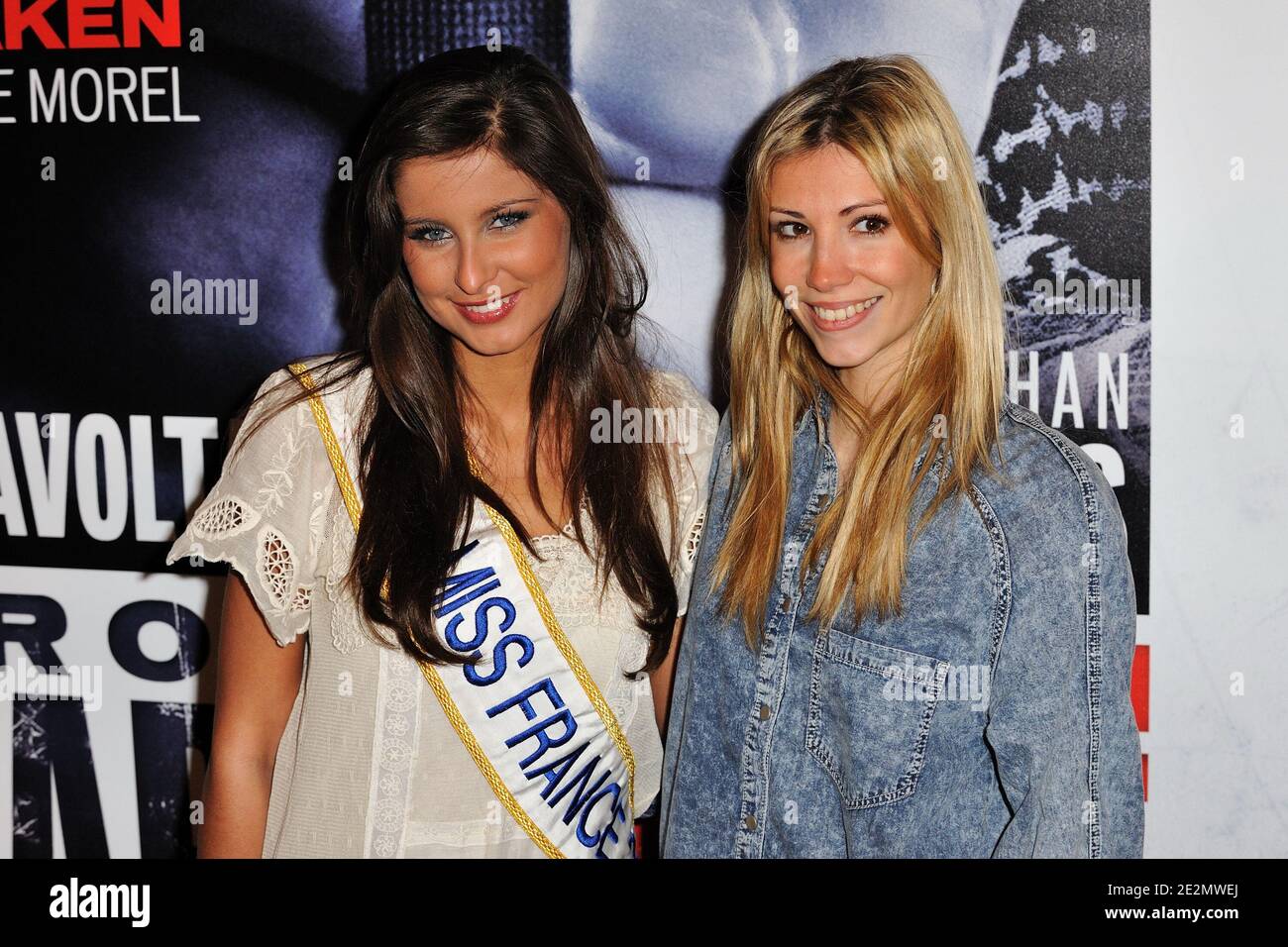Miss France 2010 Malika Menard and Miss France 2006 Alexandra Rosenfeld ...