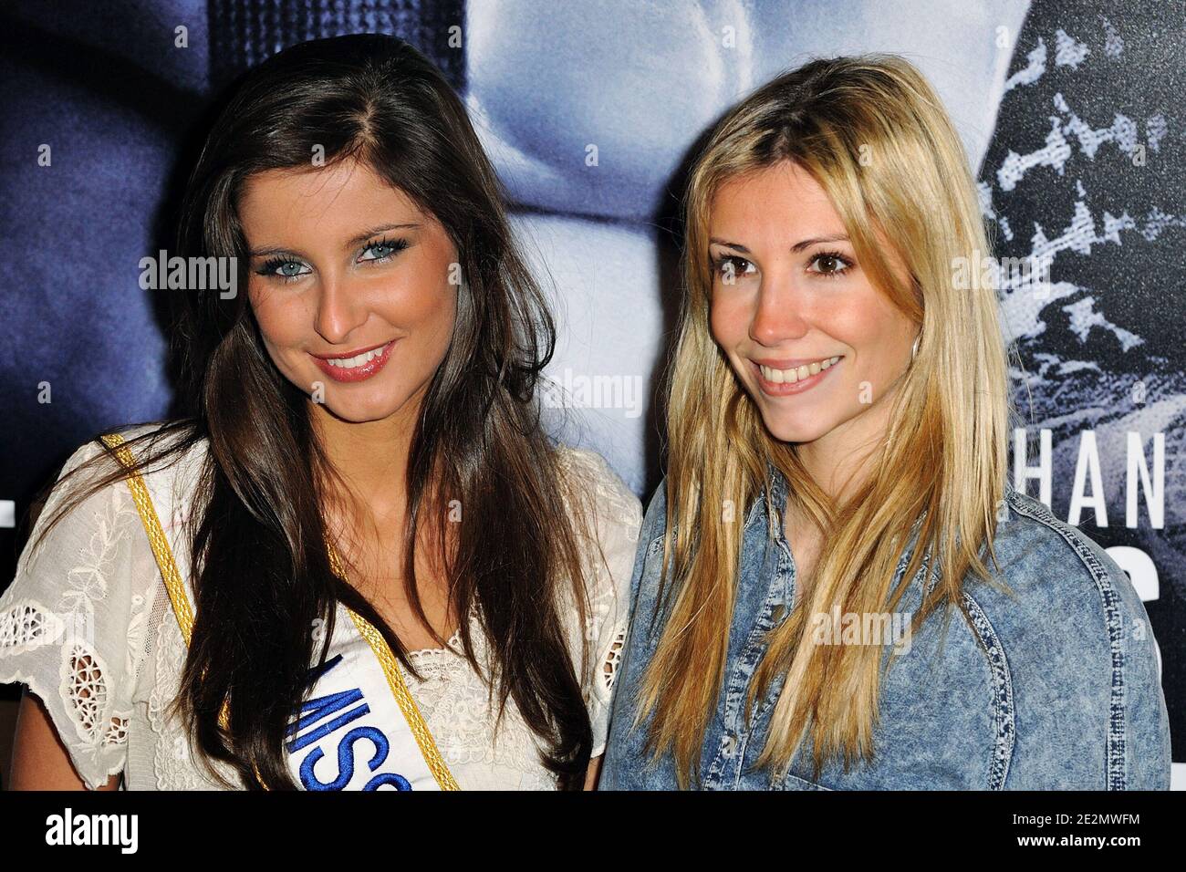 Miss France 2010 Malika Menard and Miss France 2006 Alexandra Rosenfeld ...