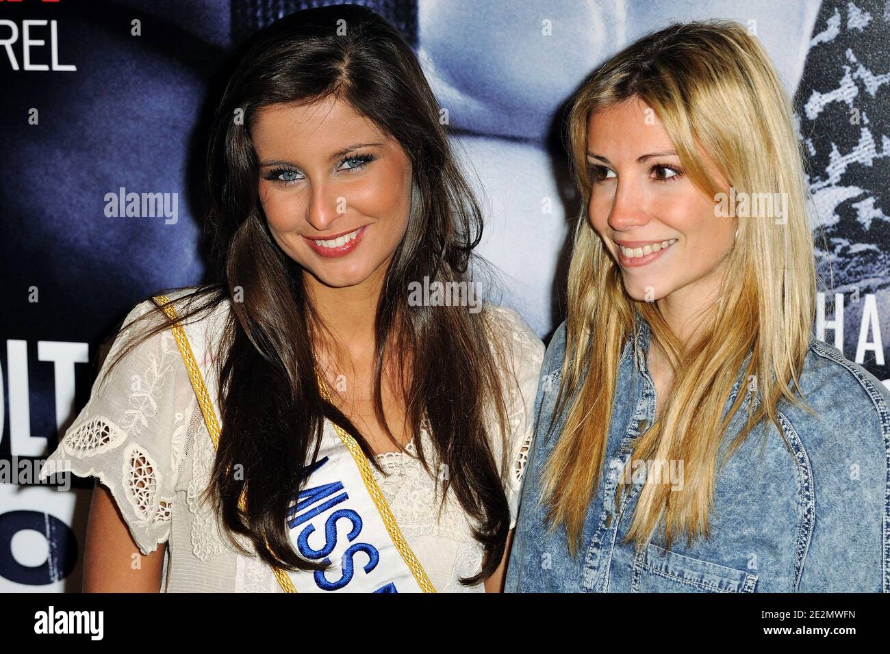 Miss France 2010 Malika Menard and Miss France 2006 Alexandra Rosenfeld ...