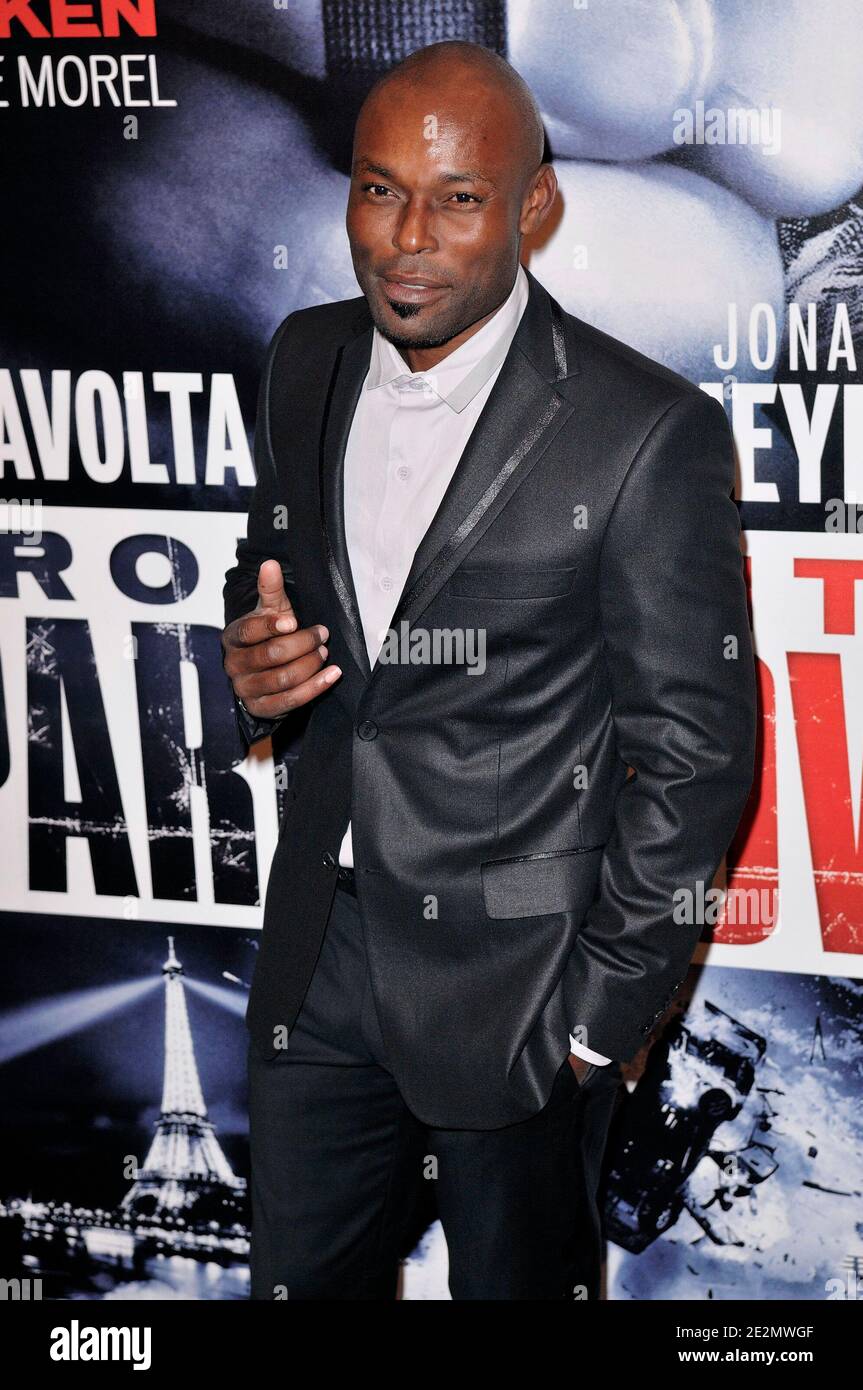 Jimmy Jean-Louis arriving at the French Premiere of the movie 'From ...