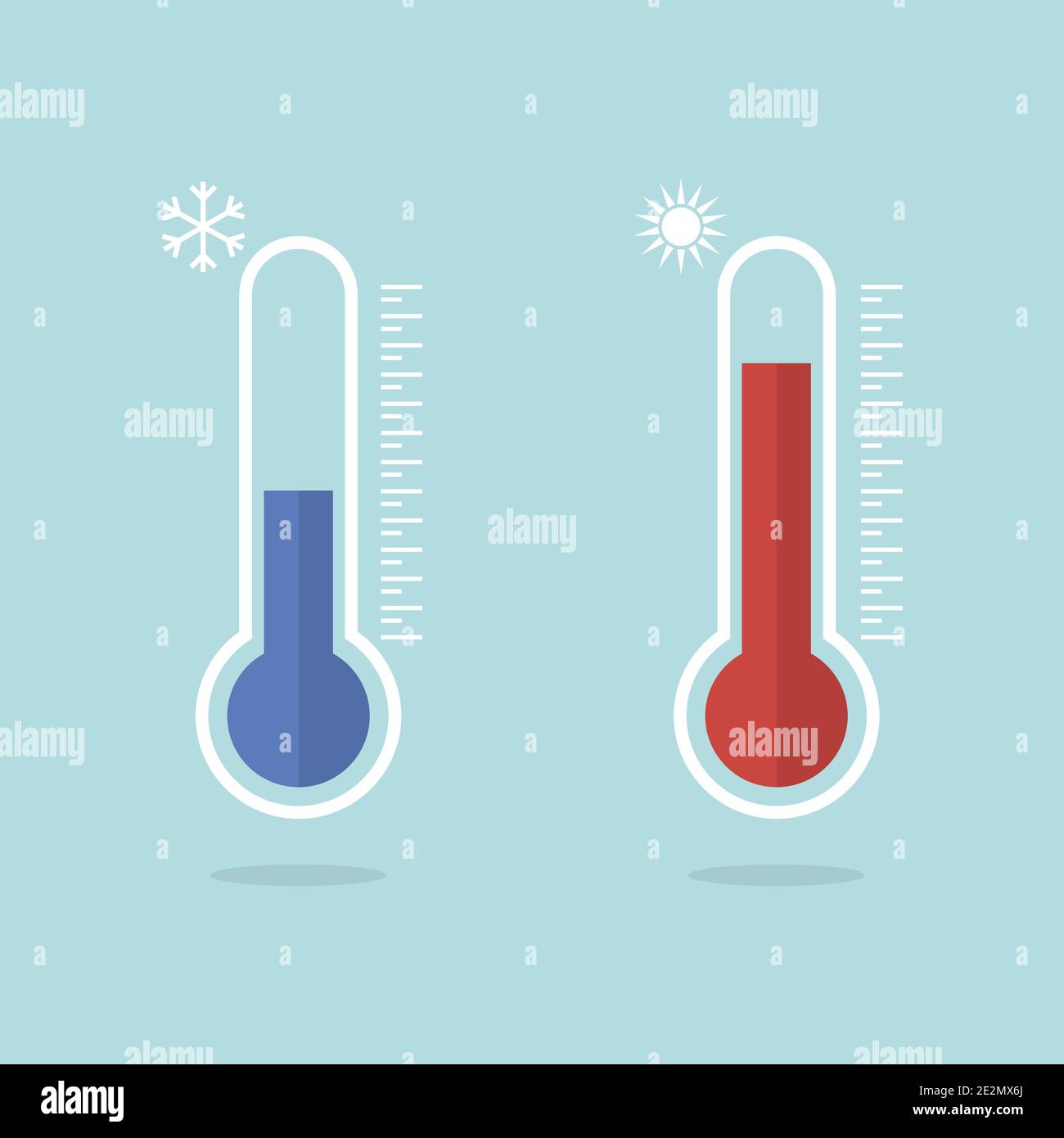 Temperature logo. Thermometer icon. Measuring hot and cold temperature ...