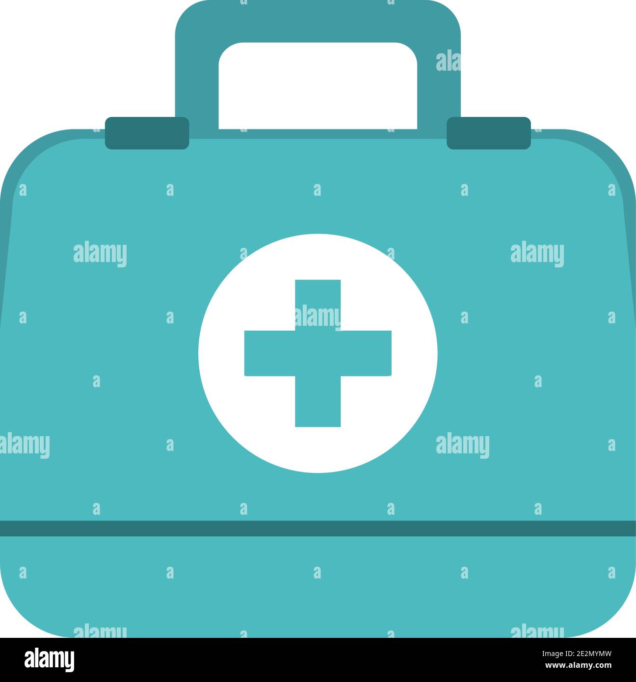 medical first aid kit icon over white background, flat style, vector ... medical first aid kit icon over white background, flat style, vector ...