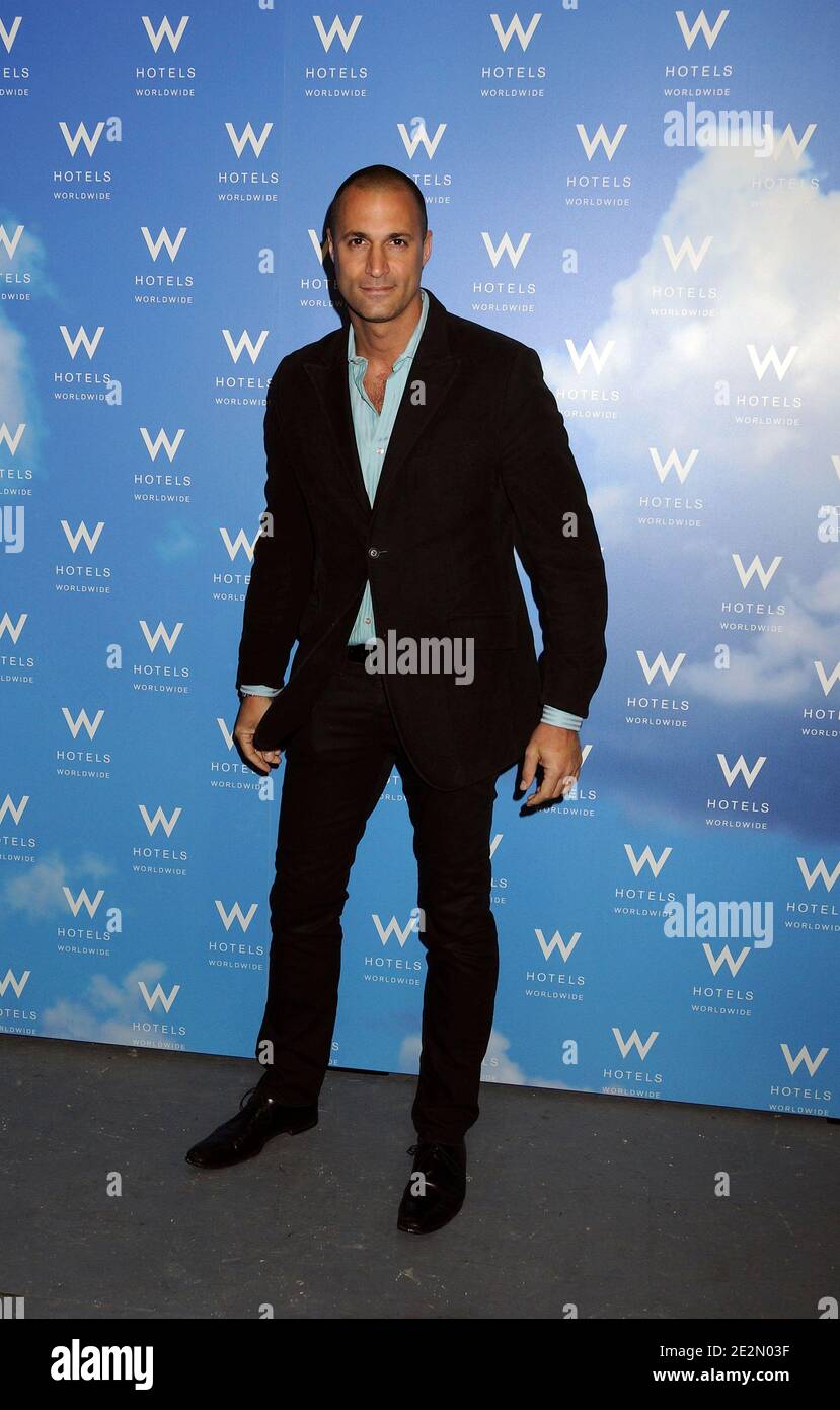 Nigel Barker in the W Lounge during Mercedes Benz New York Fashion Week ...