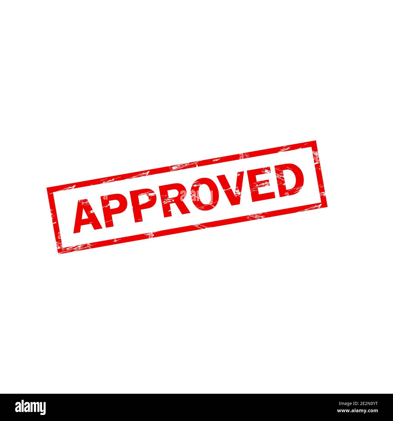 Approved red rubber stamp vector isolated on white background Stock ...