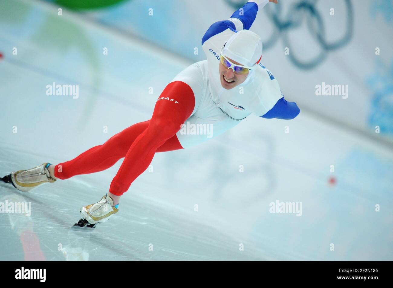 France Alexis Contin during men's 5000m speed skating at the Richmond ...