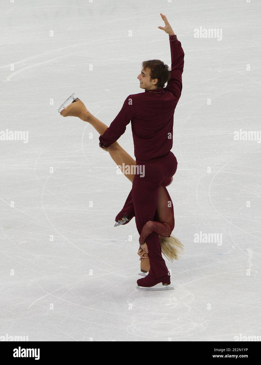 Switzerland Anais Morand and Antoine Dorsaz competing for the Figure ...